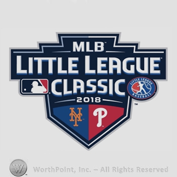 Mark with An arrow, the text "MLB LITTLE LEAGUE | #714491