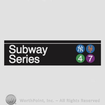 Mark with A frame, a line, the text "Subway | #714923