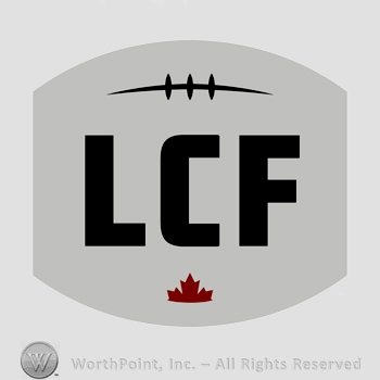 Mark with A frame, a stripe, the letters "LCF" | #715742