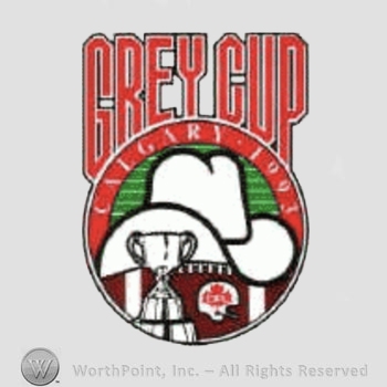 Mark with The text "GREY CUP CALGARY", a circle, | #715754