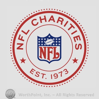 Mark with A circle, the text "NFL CHARITIES | #715881