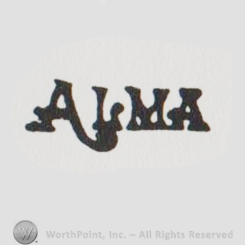 Mark with The word "ALMA". | #71683