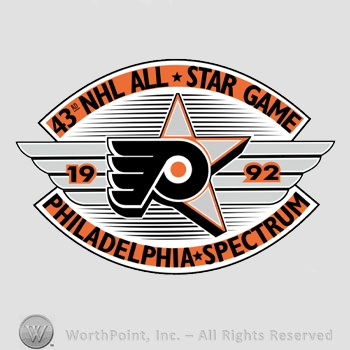 Mark with Two ribbons, the numbers 43, 1992, the | #717764