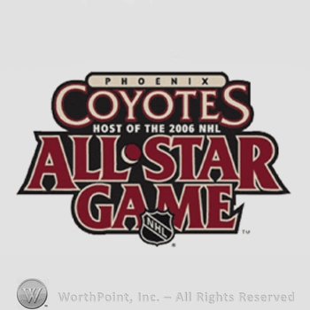 Mark with A frame, the text "PHOENIX COYOTES, | #717893
