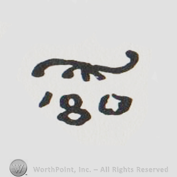 Mark with claw design, number 180 | #71795