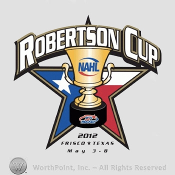 Mark with The text "ROBERTSON CUP NAHL, FRISCO | #718228