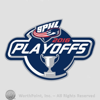 Mark with A frame, the text "SPHL PLAYOFFS" a | #718249