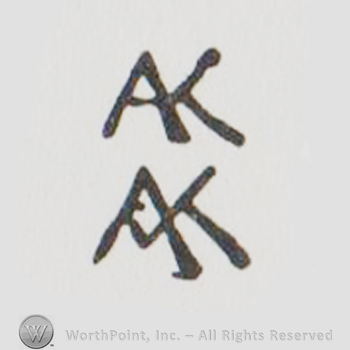Mark with the initials AK twice | #71899