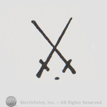 Mark with Two crossed swords. | #71932