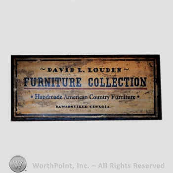 Mark with The text "DAVID L. LOUDEN FURNITURE | #719798