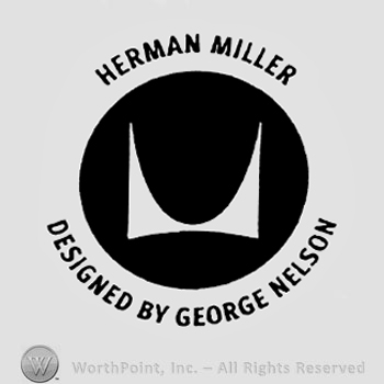 Mark with The text "HERMAN MILLER DESIGNED BY | #719881