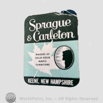 Mark with The text "Sprague & Carleton MAKERS OF | #719917