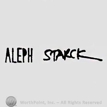 Mark with The text "ALEPH STARK". | #719994