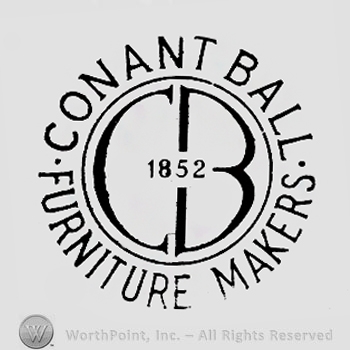 Mark with The text "CONANT BALL FURNITURE MAKERS" | #720029