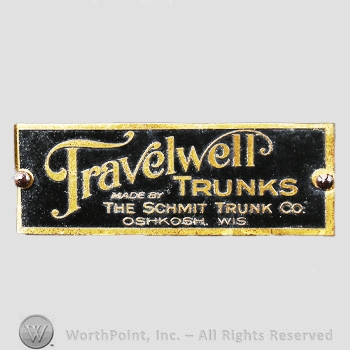 Mark with The text "Travelwell TRUNKS MADE BY THE | #720102