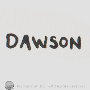 Mark with the name DAWSON in uppercase | #72037