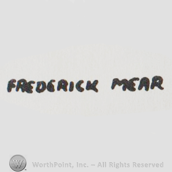 Mark with FREDERICK MEAR in uppercase letters | #72055