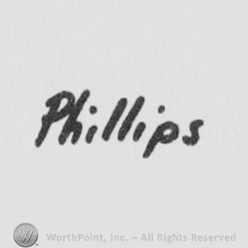 Mark with the word Philips with the initial in | #72066