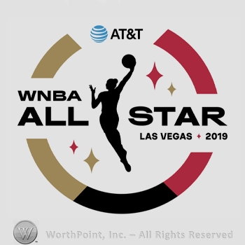 Mark with A circle, the text "AT&T WNBA ALL STAR | #721065