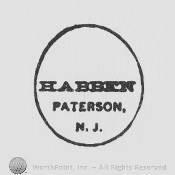 Mark with HABBEN PETTERSON N.J. Written with | #72108