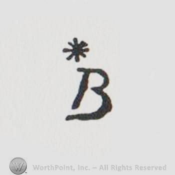 Mark with the letter B under an asterisk | #72267