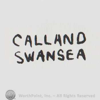 Mark with The text "CALLAND SWANSEA". | #72398