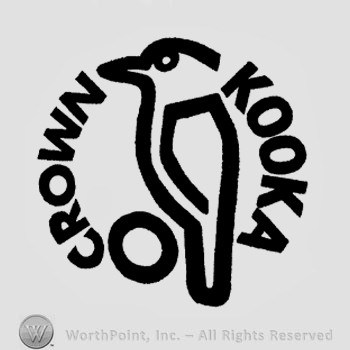 Mark with The text ''CROWN KOOKA'' and a bird. | #727107