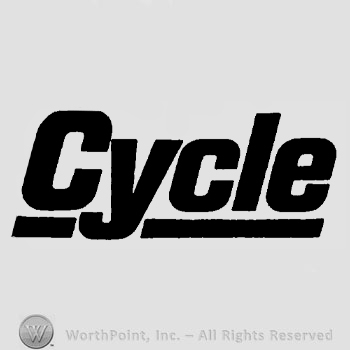 Mark with The word "Cycle" and a line. | #727152
