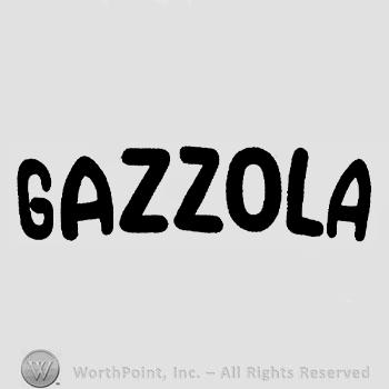 Mark with The word "GAZZOLA". | #727226