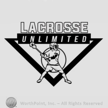 Mark with The text "LACROSSE UNLIMITED", a | #727332