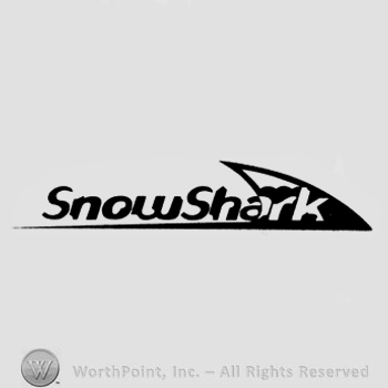 Mark with The text "Snow Shark" a shark fin and a | #727338