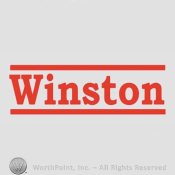 Mark with Two lines and the word "Winston". | #727400
