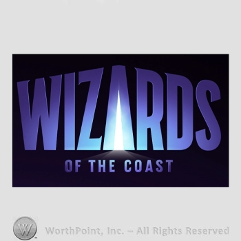 Mark with A frame and the text "WIZARDS OF THE | #727636