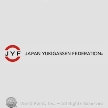 Mark with Two half of circles, the letters "JYF" | #727650