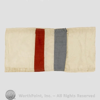 Mark with An armband with three stripes. | #729805