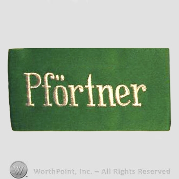 Mark with An armband with the word "Pfortner" | #730052