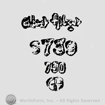 Mark with The text "Gilbert Albert S739 750" and | #730660