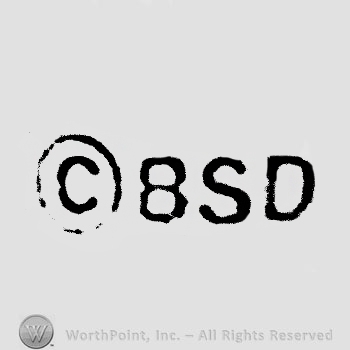 Mark with The text "BSD" and the copyright | #730704