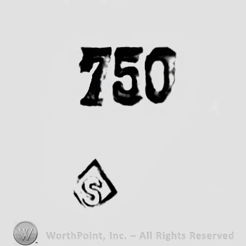 Mark with The number "750" and an "S" letter | #730728