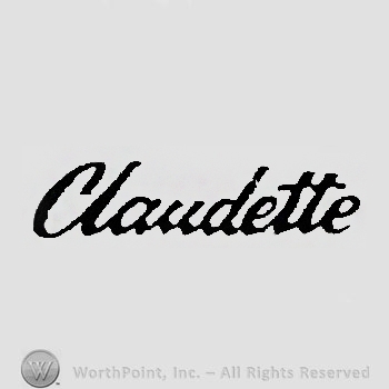 Mark with The word "Claudette". | #730791
