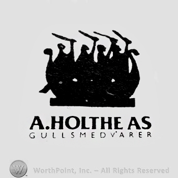 Mark with The text "A. HOLTE AS GULLSMEDV'RER" | #730878