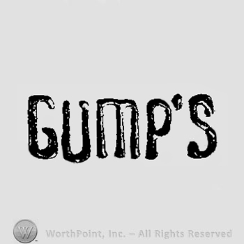 Mark with The word "GUMP'S". | #730999