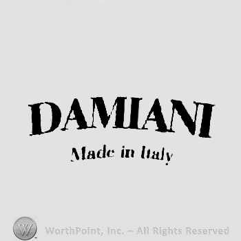 Mark with The word "DAMIANI Made in Italy". | #731004