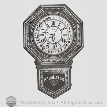 Mark with Clock Pattern: Patchen Calendar. | #742965