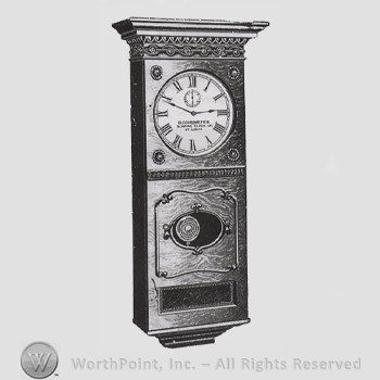 Mark with Clock Pattern: No. 48 Vestibule. | #742995