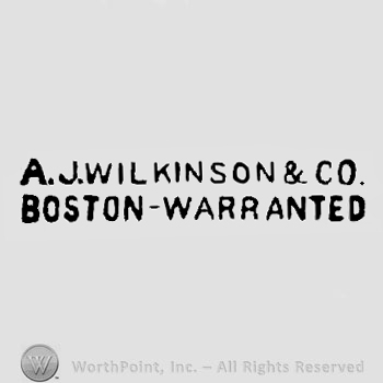 Mark with The text "A.J.WILKINSON & CO, | #743598