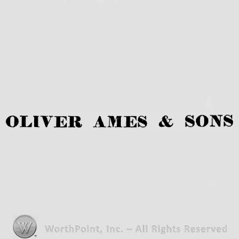 Mark with The text ''OLIVER AMES & SONS''. | #743611