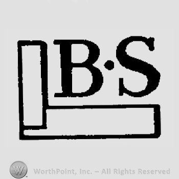 Mark with Two stripes, the letters ''BS'' and a | #743674