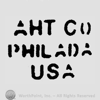 Mark with The text ''AHT CO PHILADA USA''. | #743683