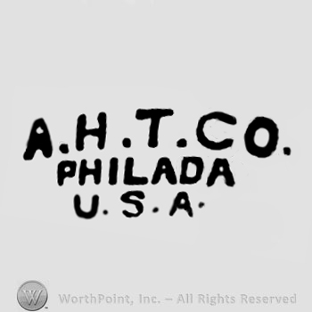 Mark with The text ''A.H.T. CO. PHILADA U.S.A.''. | #743684